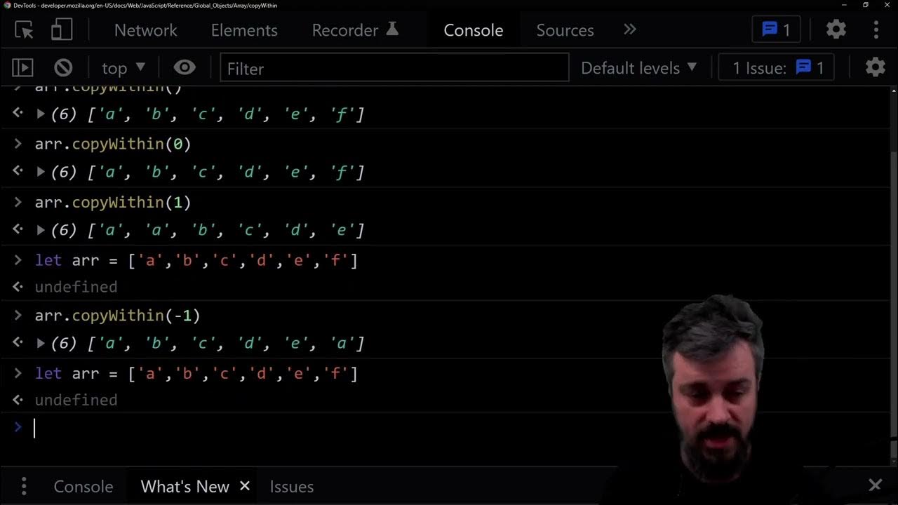 COPYWITHIN in JavaScript? - YouTube