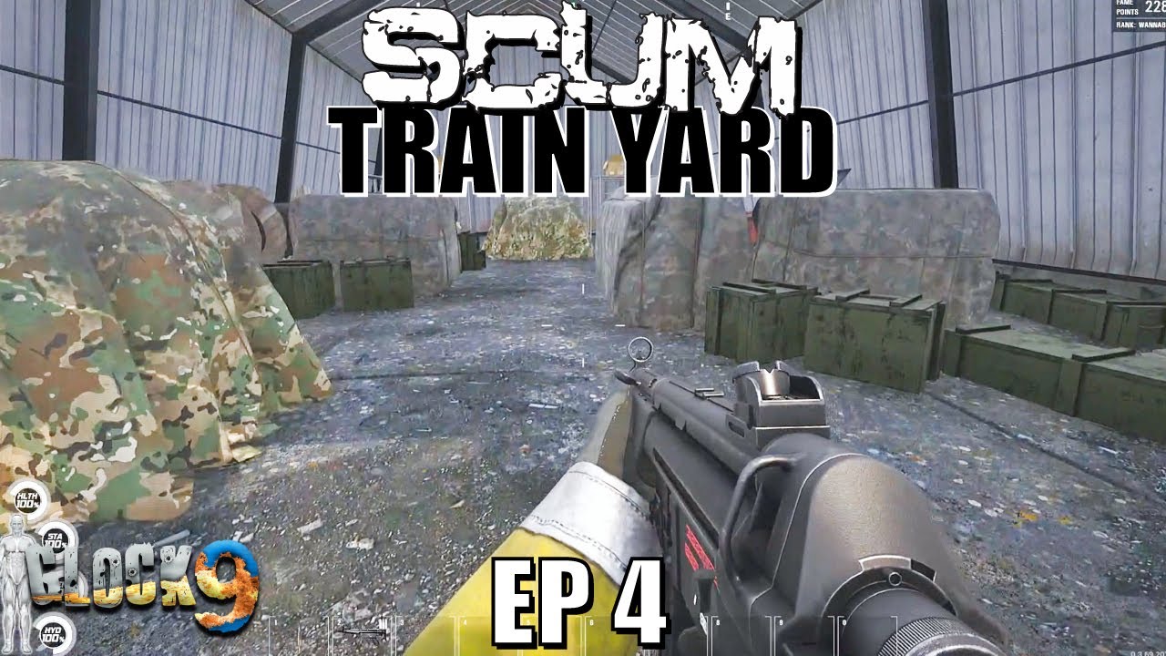 SCUM - Single Player EP4 (Train Yard) - YouTube