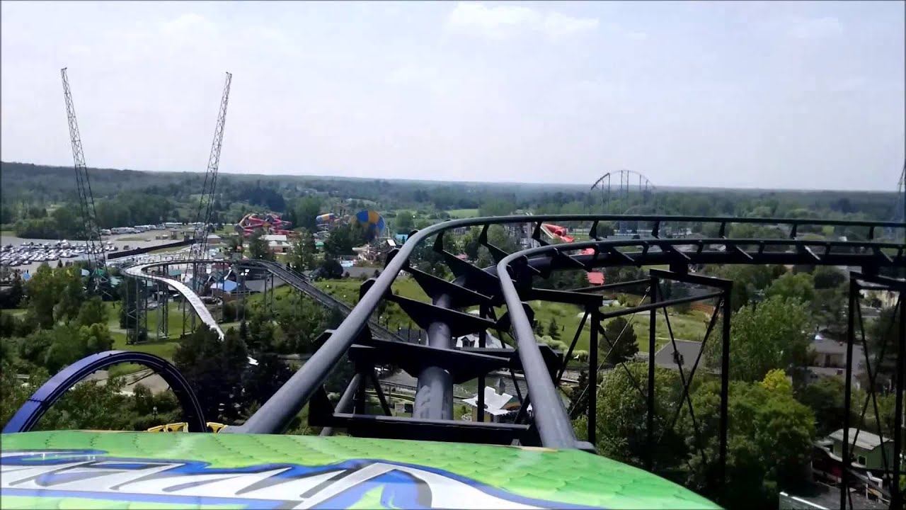 Darien Lake: Viper / On Ride Front Row POV / July 13, 2015 - YouTube