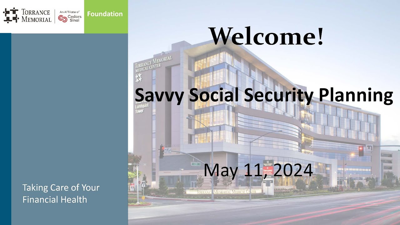 Savvy Social Security Planning - YouTube