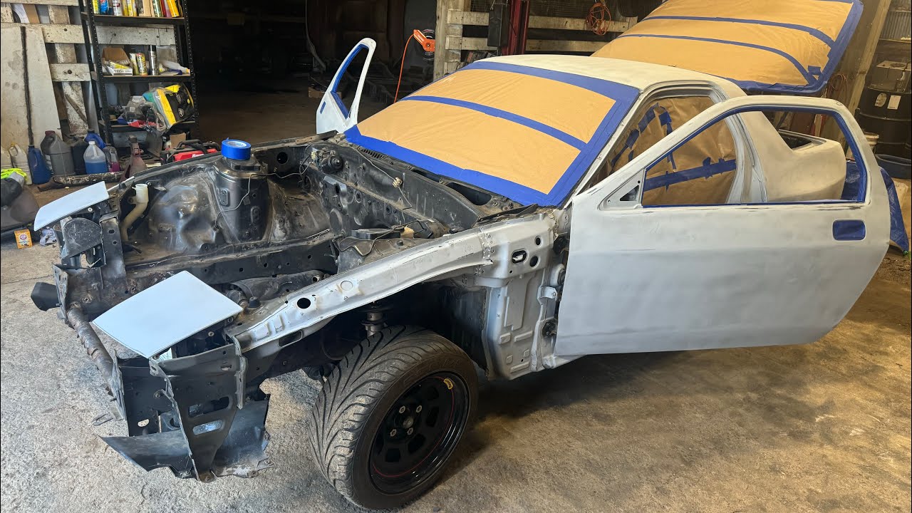 LS Swap FC Rx7 Drift Car Under $5,000 Ep. 4 getting Ready For Paint ...