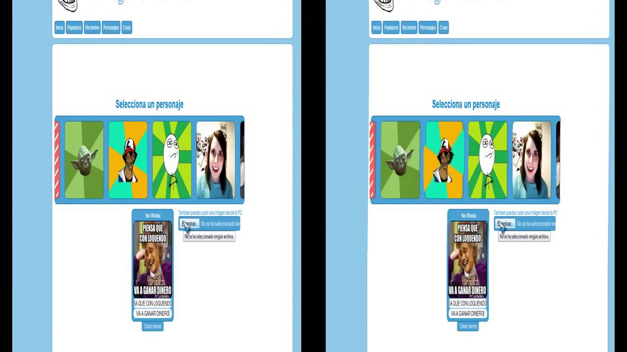 COMO CREAR MEMES facil y rapidobajaryoutube com - YouTube