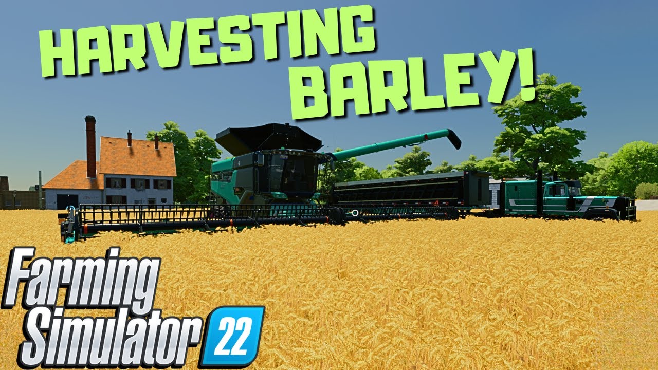 *BARLEY HARVEST SEASON* - Farming Simulator 22 - *LIVE* Modded ...