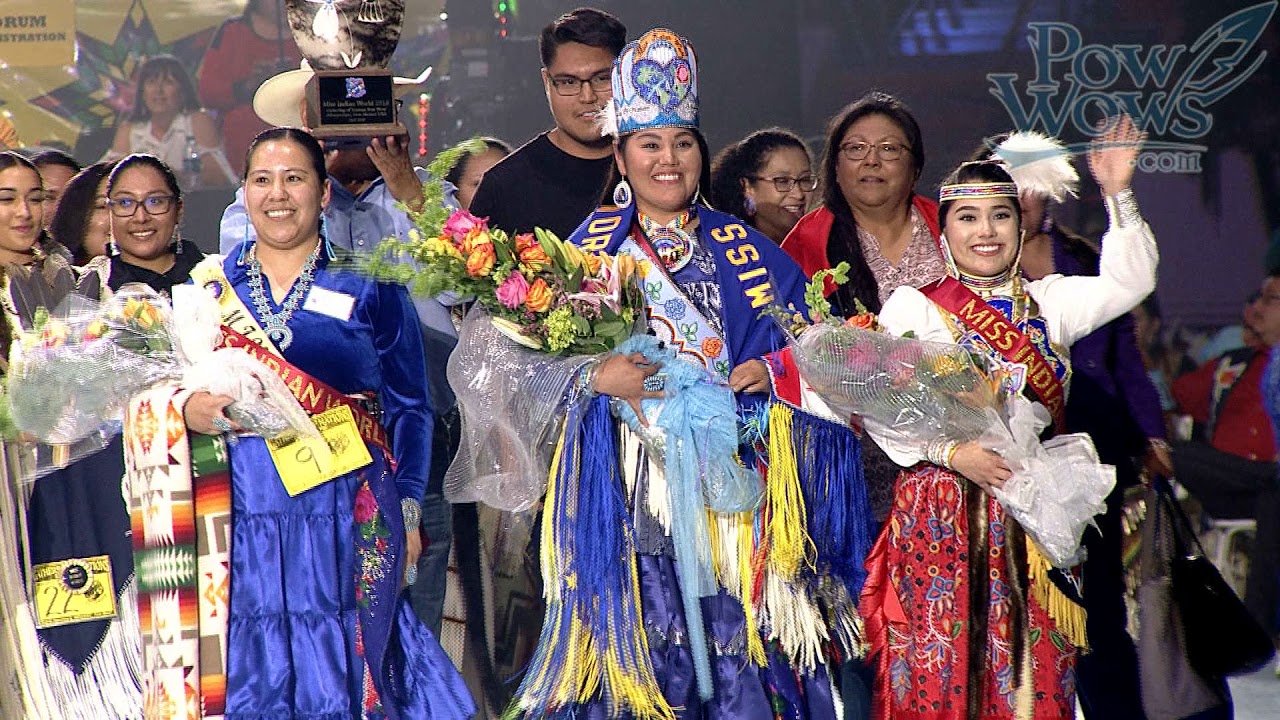 Crowning of Miss Indian World - 2018 Gathering of Nations Pow Wow - YouTube