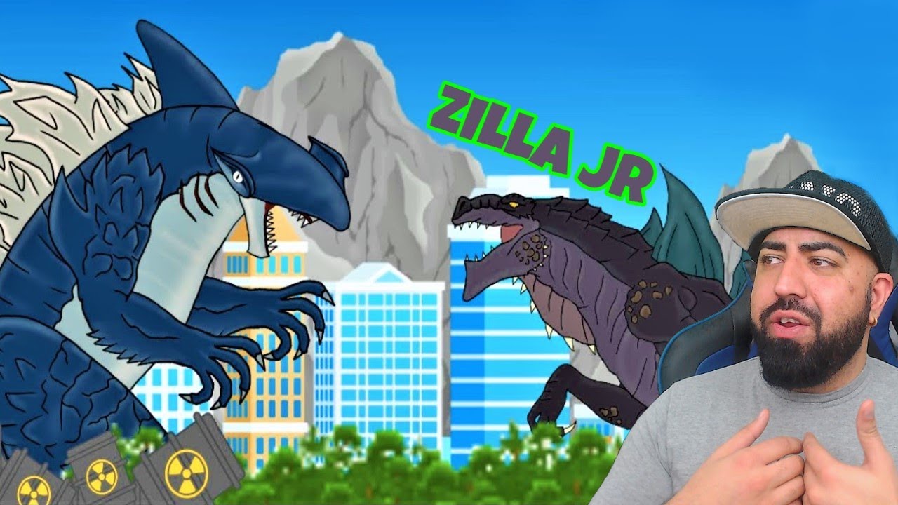 HAMMERHEAD SHARKZILLA vs ZILLA JR - YouTube
