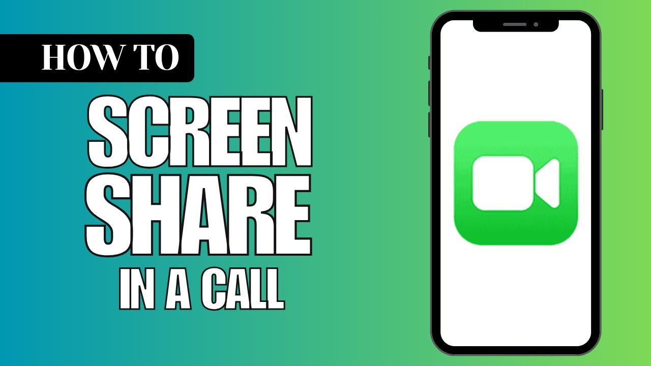 How To Share Screen in Facetime - YouTube