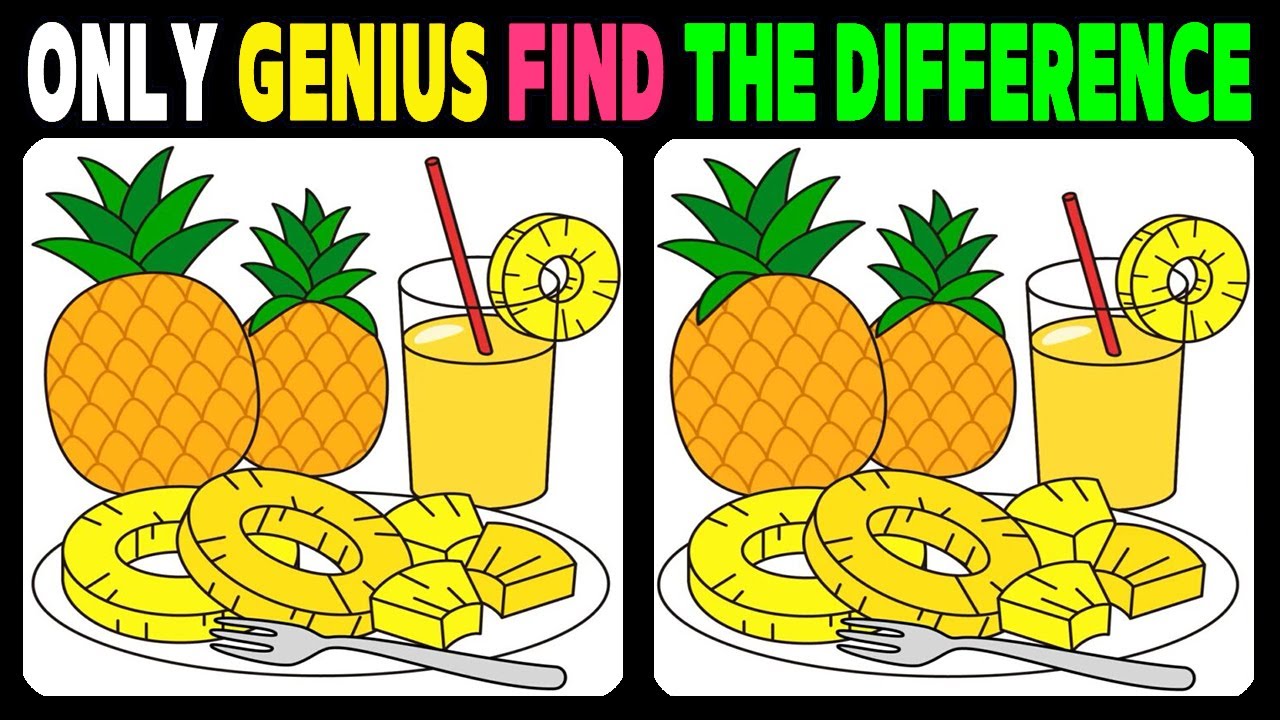 Spot the Difference: 3% Genius Can Find Differences 【Find the ...
