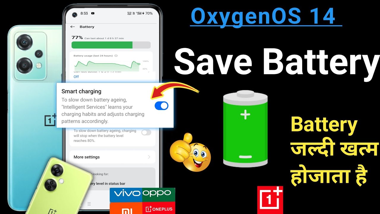 Battery Draining Problem Solution 💪 OxygenOS 14 Version 😱 OnePlus Nord ...