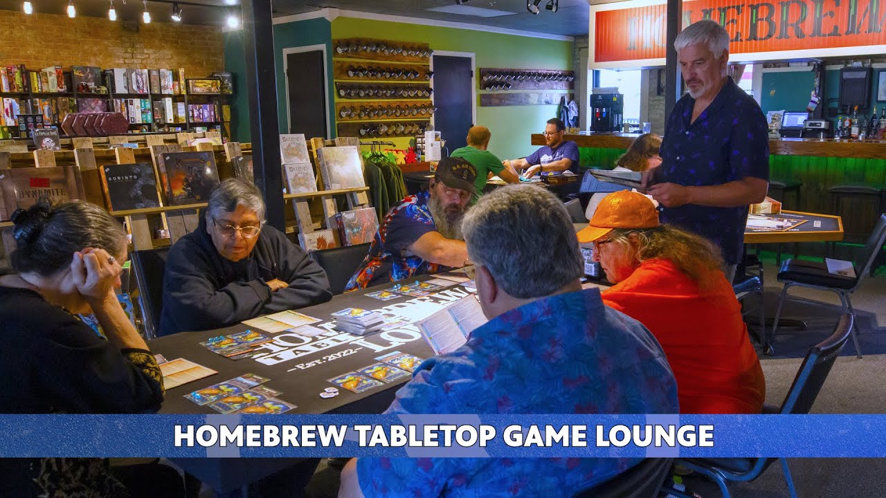 Homebrew Table Top Game Lounge - YouTube