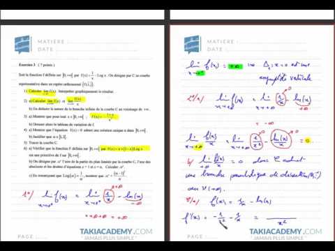 11_Application _correction d'un bac _fonction Ln