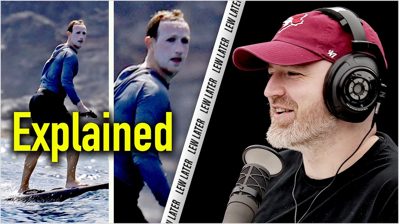 Zuckerberg "Explains" Famous Sunscreen Meme... - YouTube