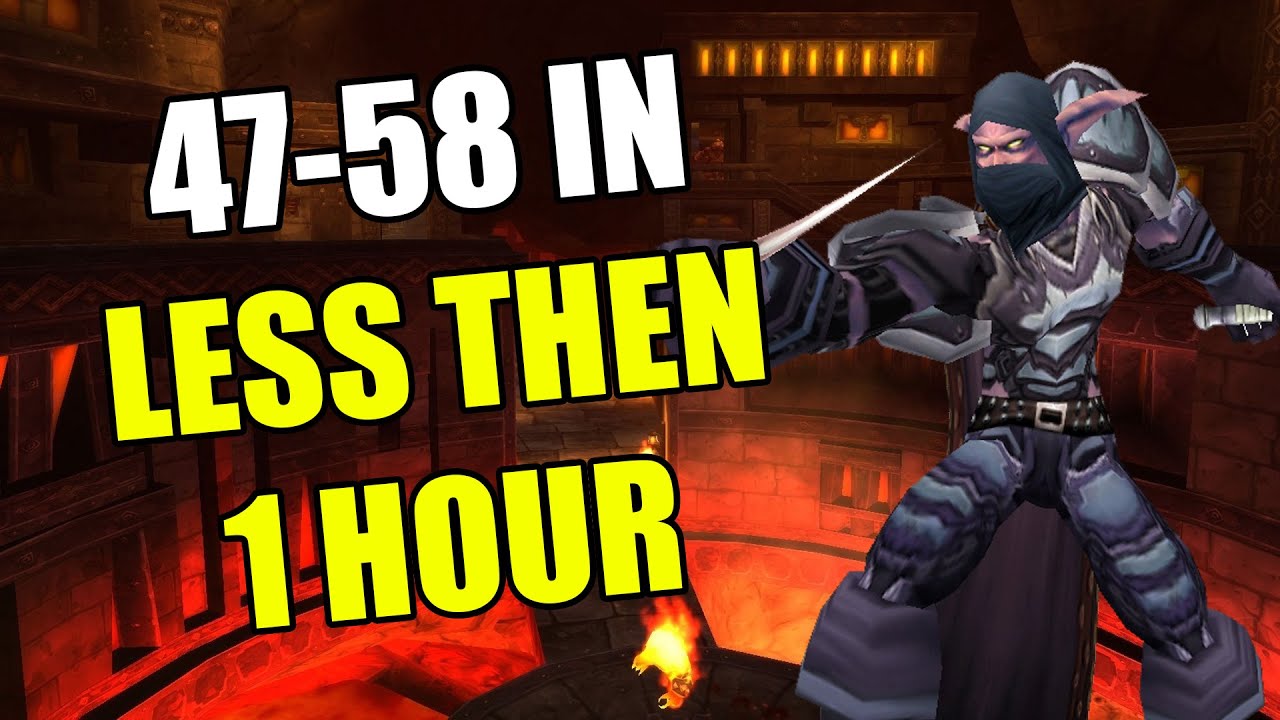 Levels 47-58 In Less Than 1 Hour | WoW Leveling Tip/Guide - YouTube