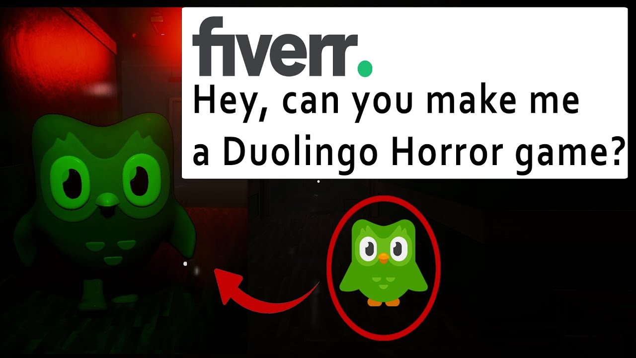 I was HIRED to make a Duolingo Horror Game - YouTube