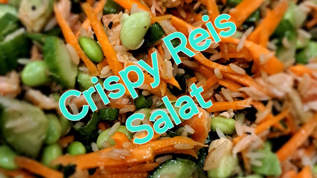 Crispy Reis Salat салат с хрустящим рисом - YouTube