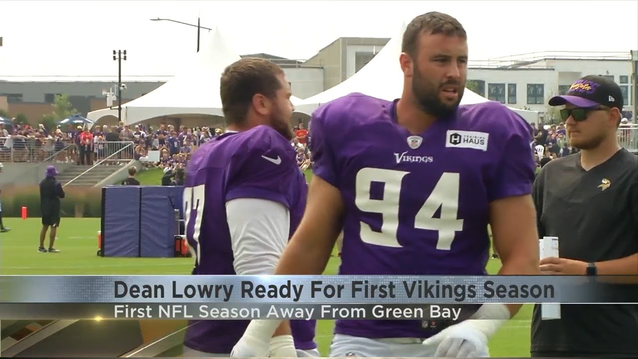 Dean Lowry enjoying first pre-season with Minnesota - YouTube