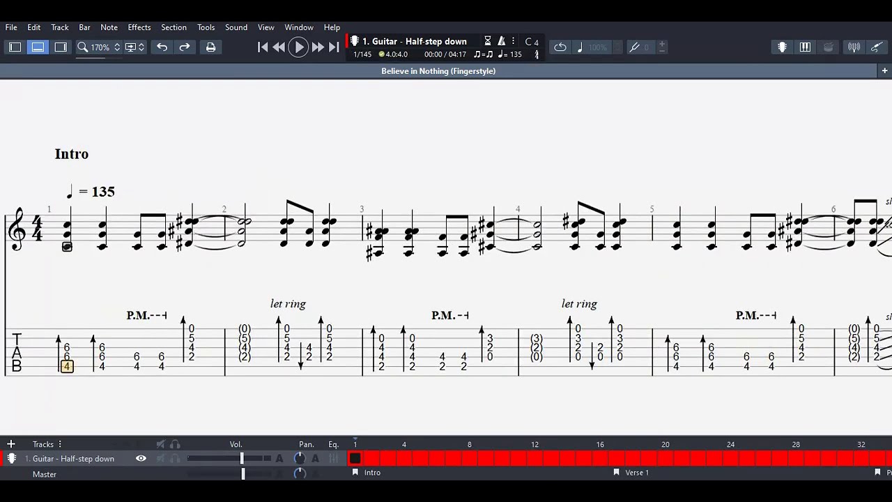 Nevermore - "Believe in Nothing" Acoustic Fingerstyle Guitar Tab - YouTube