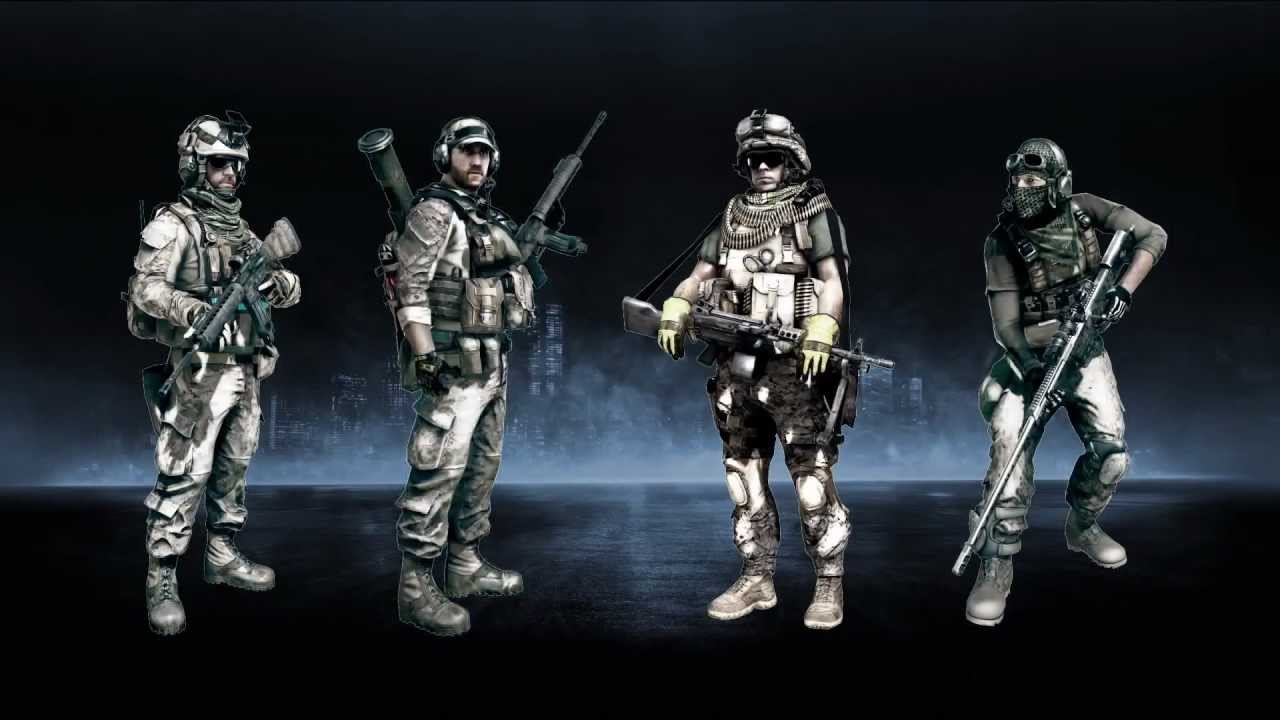 Battlefield 3 Characters