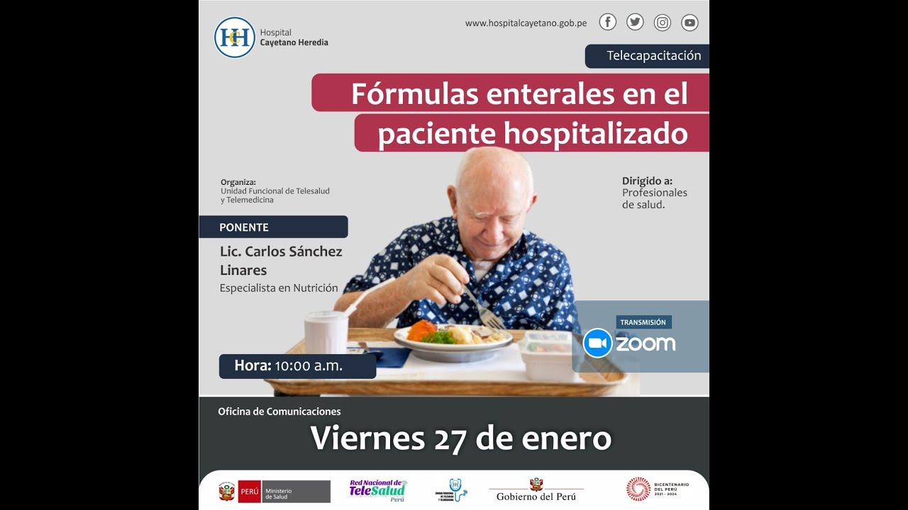 Fórmulas enterales en el paciente Hospitalizado - YouTube