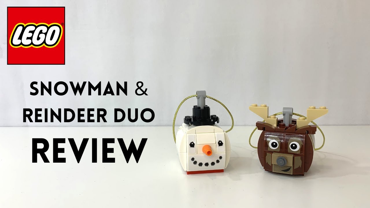 LEGO Seasonal 854050 Snowman & Reindeer Duo Review! - YouTube