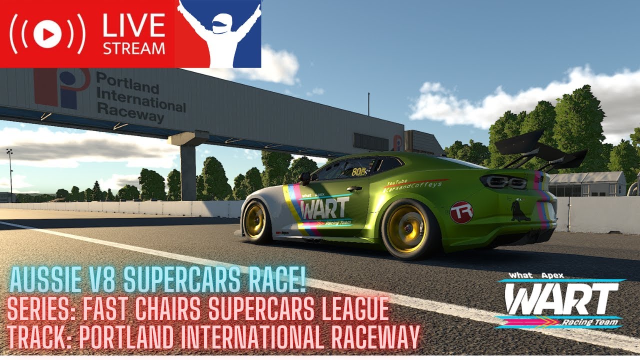 Racing the Australian V8 Gen 3 Supercars at Portland International ...