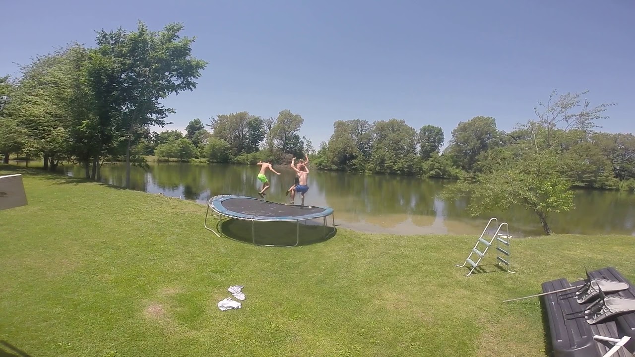OG Trampoline Pond - YouTube