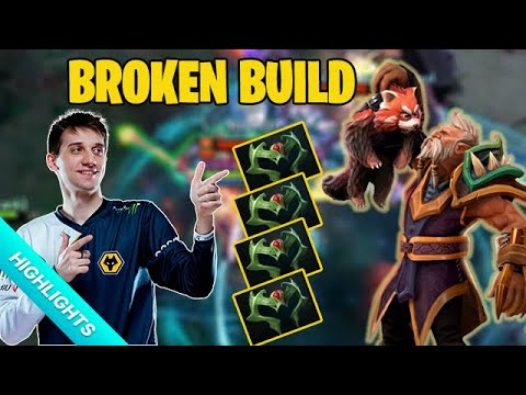 Arteezy with WRAITH BAND build on LONE DRUID vs bulba and K1 - YouTube