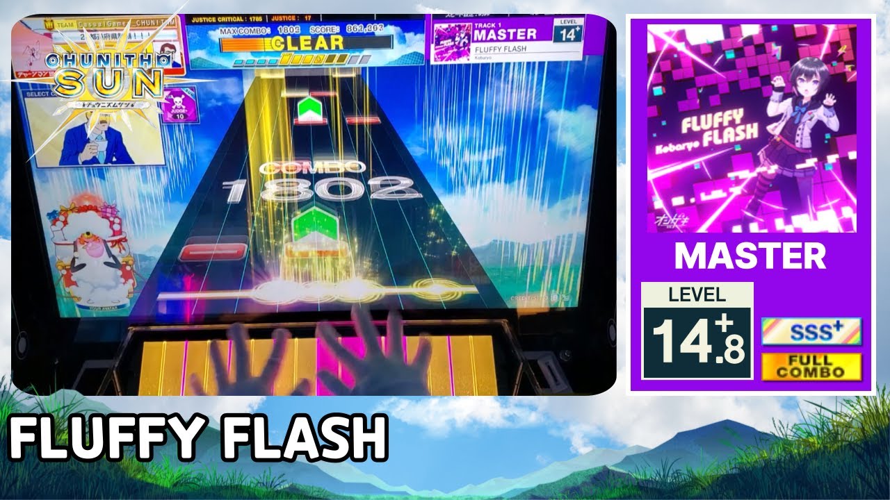 [CHUNITHM] FLUFFY FLASH (MASTER) FULL COMBO - YouTube
