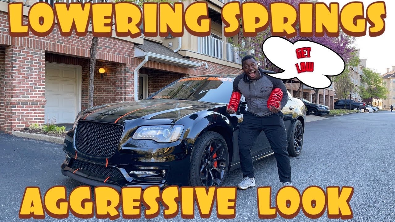 2019 CHRYSLER 300s LOWERING SPRINGS/ MORE AGGRESSIVE SRT LOOK! - YouTube