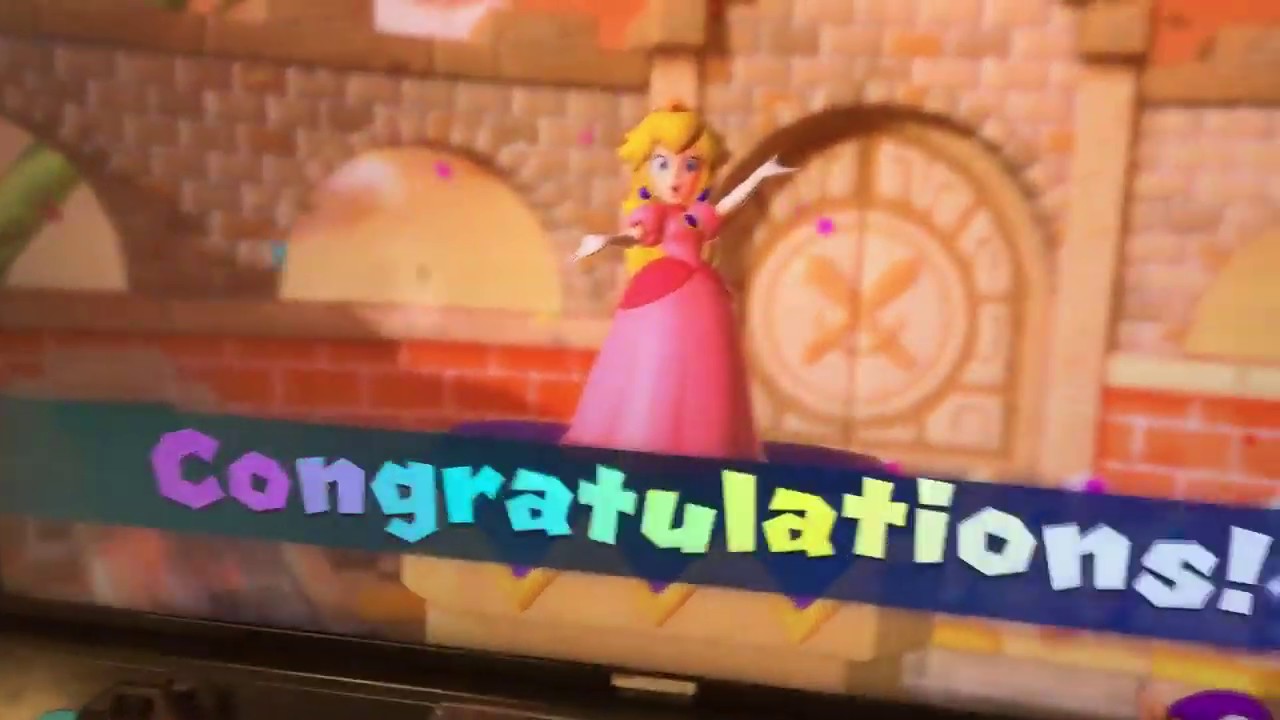 Super Mario Party - Peach wins the Mariothon - YouTube