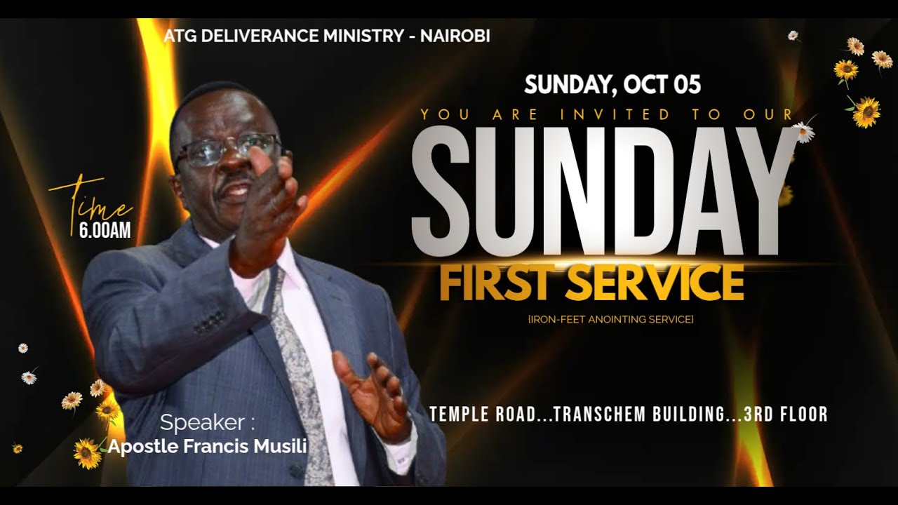 Sunday First Service /Apostle Francis Musili. - YouTube