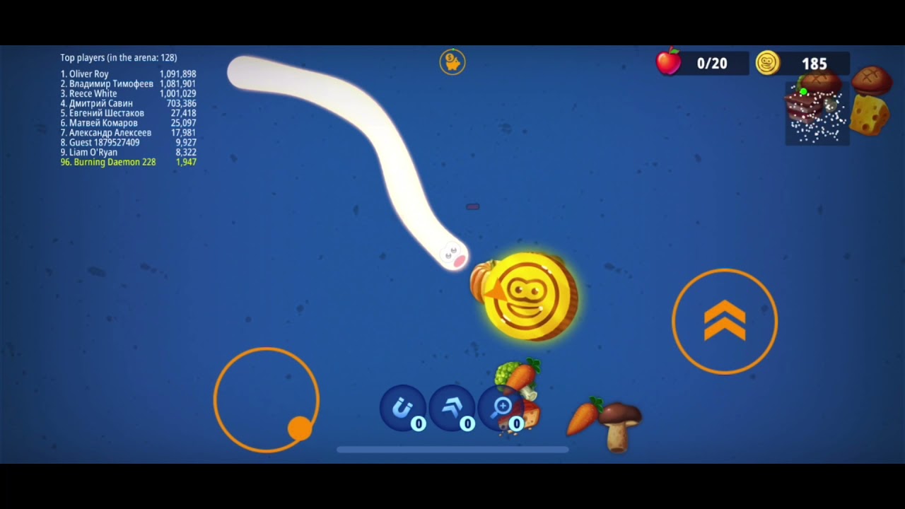 Shaper game I mean worms zone - YouTube