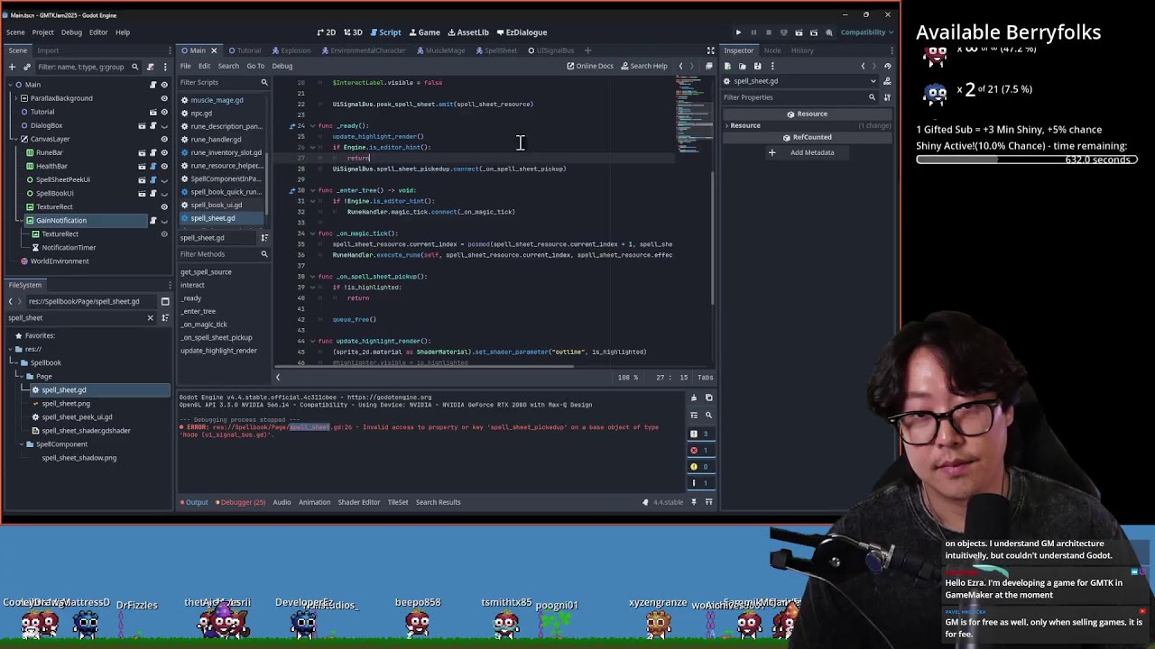 [LIVE] GMTK Jam Stream! Day 3 | Chill Game Dev Session in Godot - YouTube