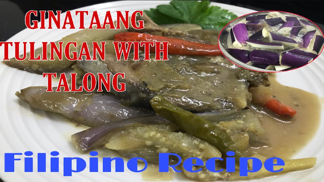 GINATAANG TULINGAN with TALONG | IRISH CHENG - YouTube
