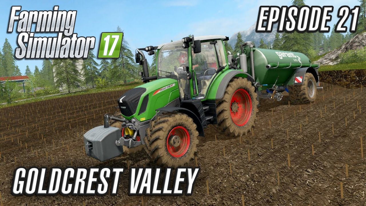 Let's Play Farming Simulator 2017 | Goldcrest Valley | Episode 21 - YouTube