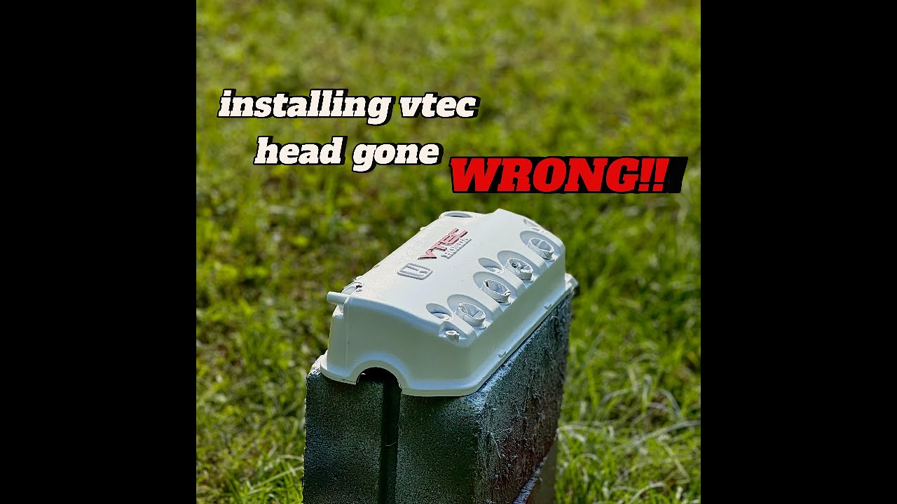 Assembling vtec head and ATTEMPTING to install it on d15 block - YouTube