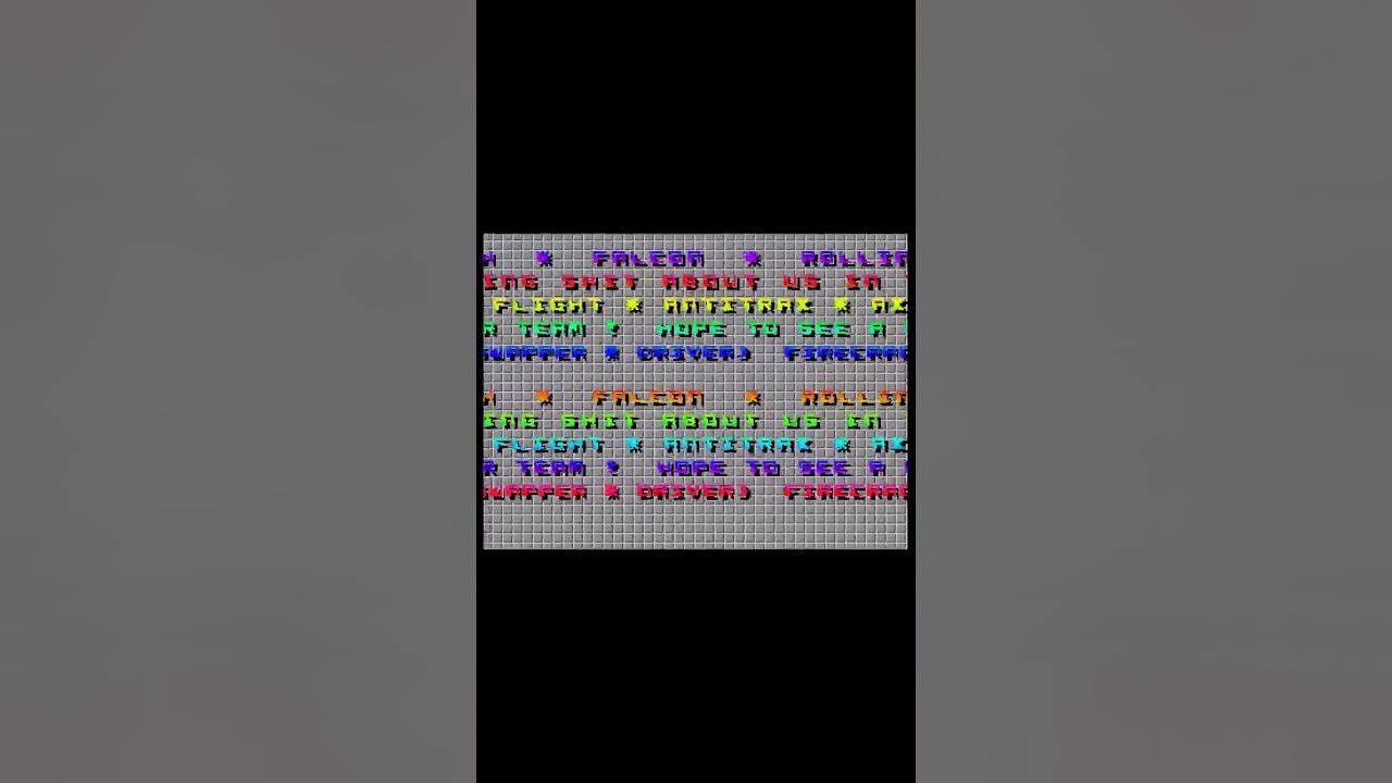 Amiga Cracktro Peggy by Megaforce 1988 | #amiga #c64 #cracktro # ...