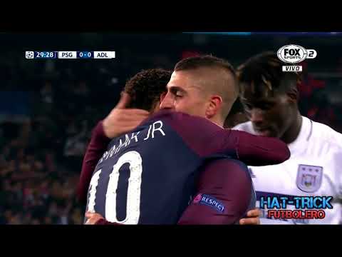 PSG vs Anderlecht 5 0 Resumen Highlights Goles Verratti Neymar Kurzawa