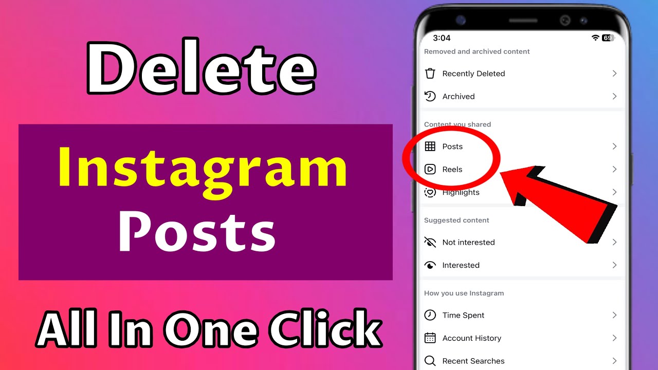 Delete Post On Instagram | How to Delete instagram post | instagram ...