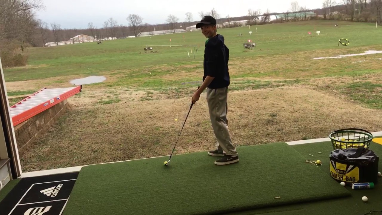 14 year old Justin Gabbard hitting draws and fades on Command - YouTube