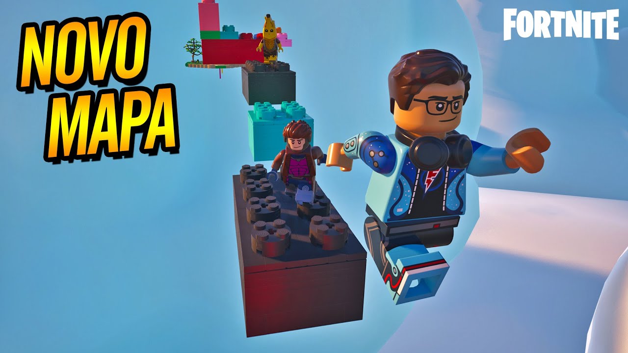 NOVO MAPA DE LEGO NO FORTNITE - YouTube
