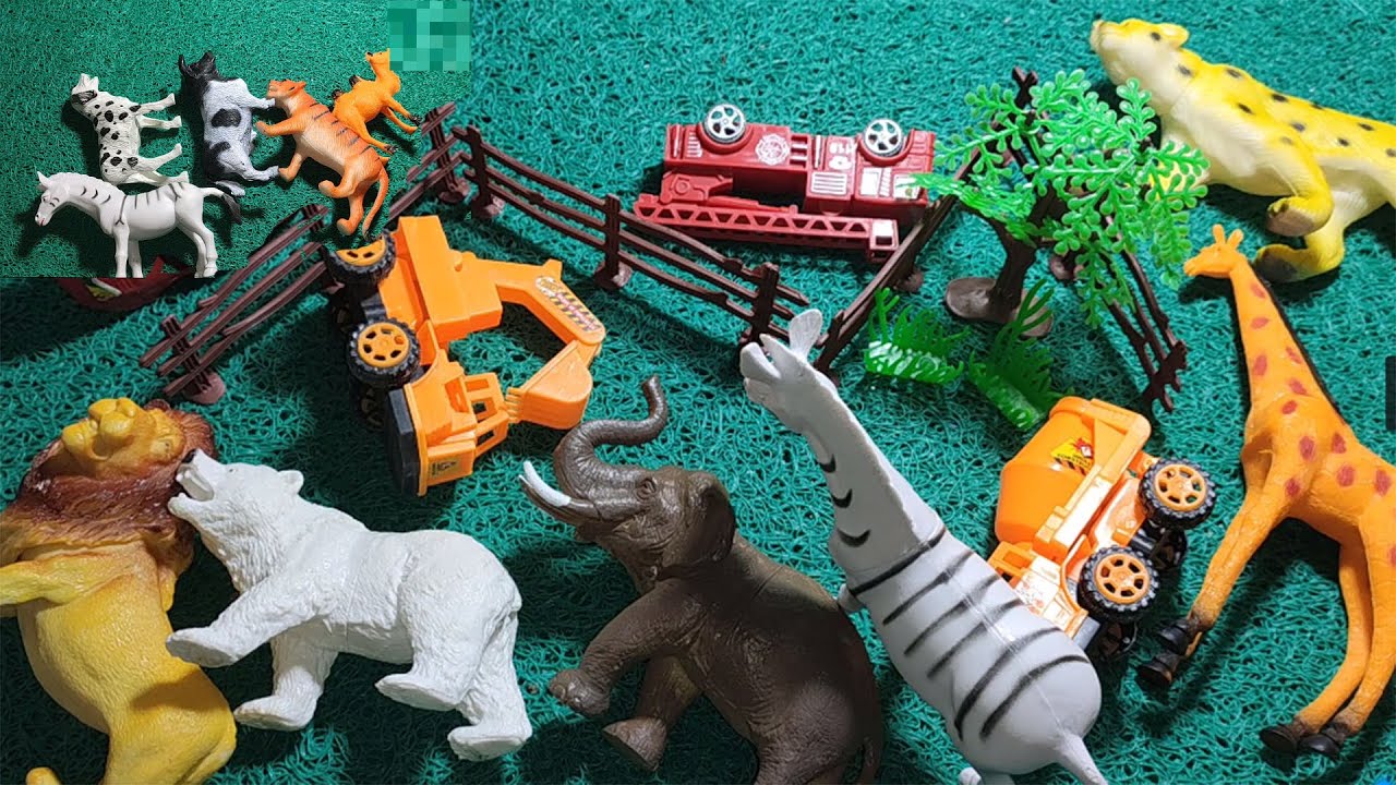 African animals Tiger,zebra,lion,elephant,camel,polar bear,ziraff ...