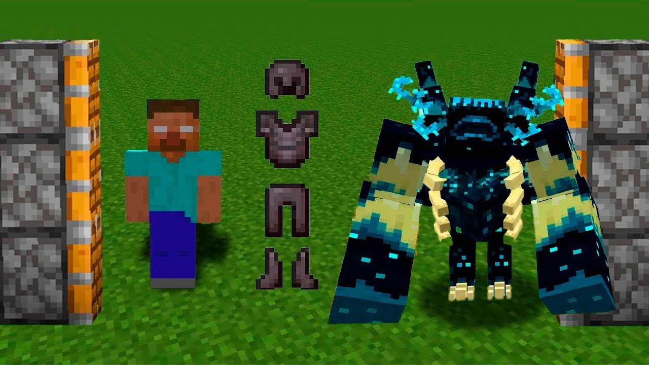 x100 MUTANT wardens and HEROBRINE and x1000 diamond armors combined in ...