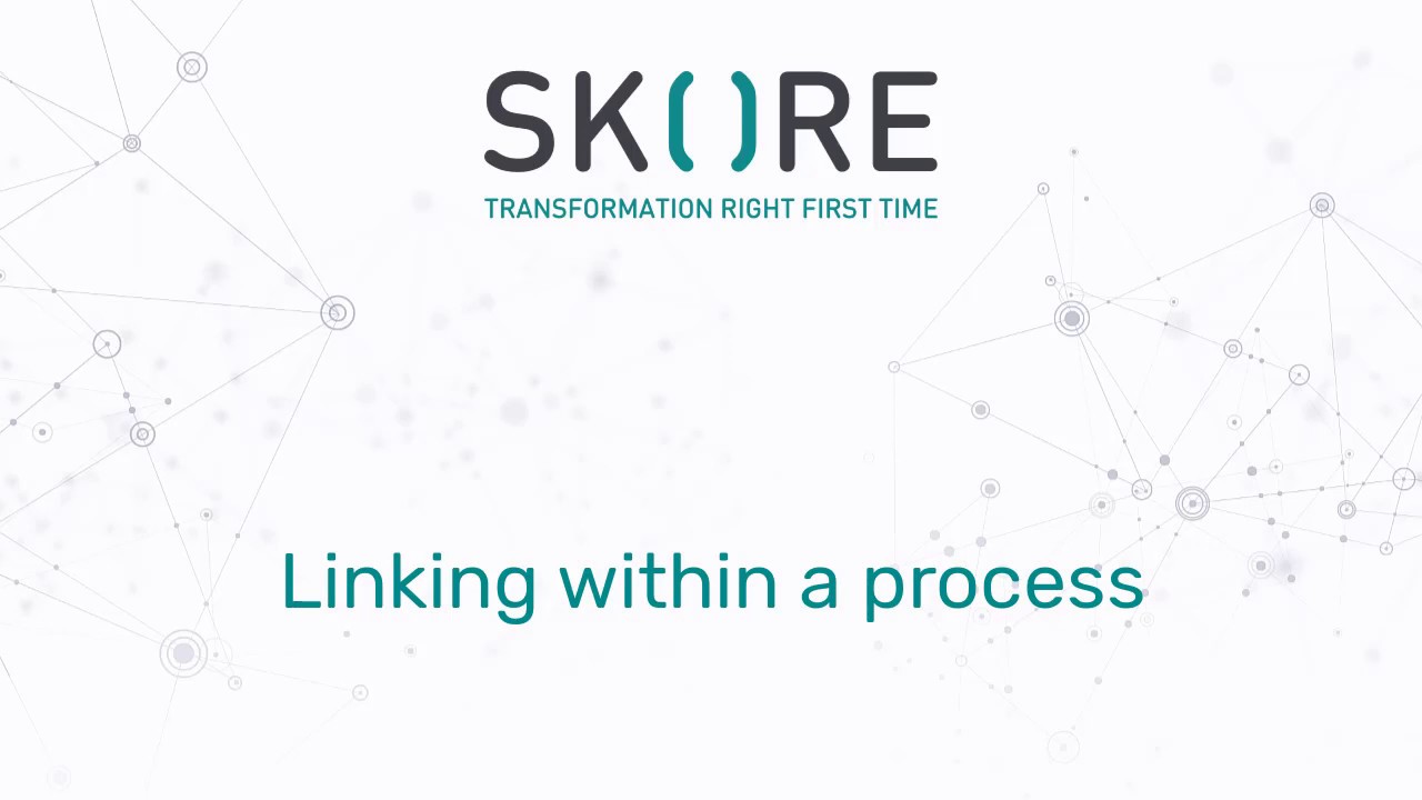 How to link within a process in Skore - YouTube