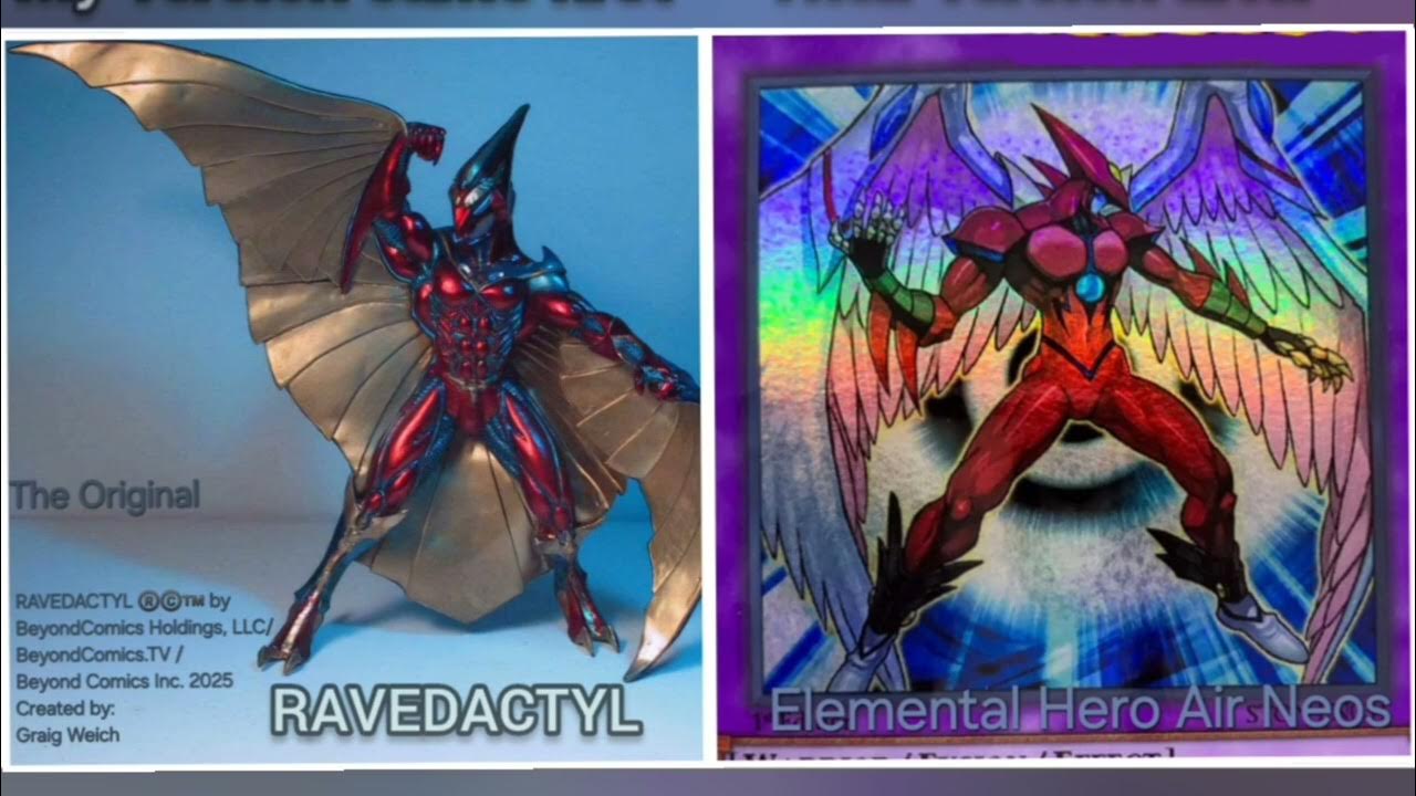 Yu-Gi-Oh Elemental Hero Air Neos vs Ravedactyl Lawsuit The Truth Discovered with Artist Graig ...