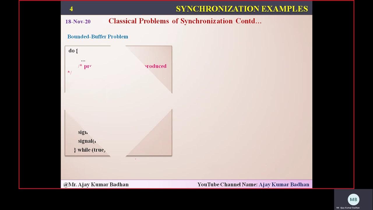 OS: Classical Problems of Synchronization - YouTube