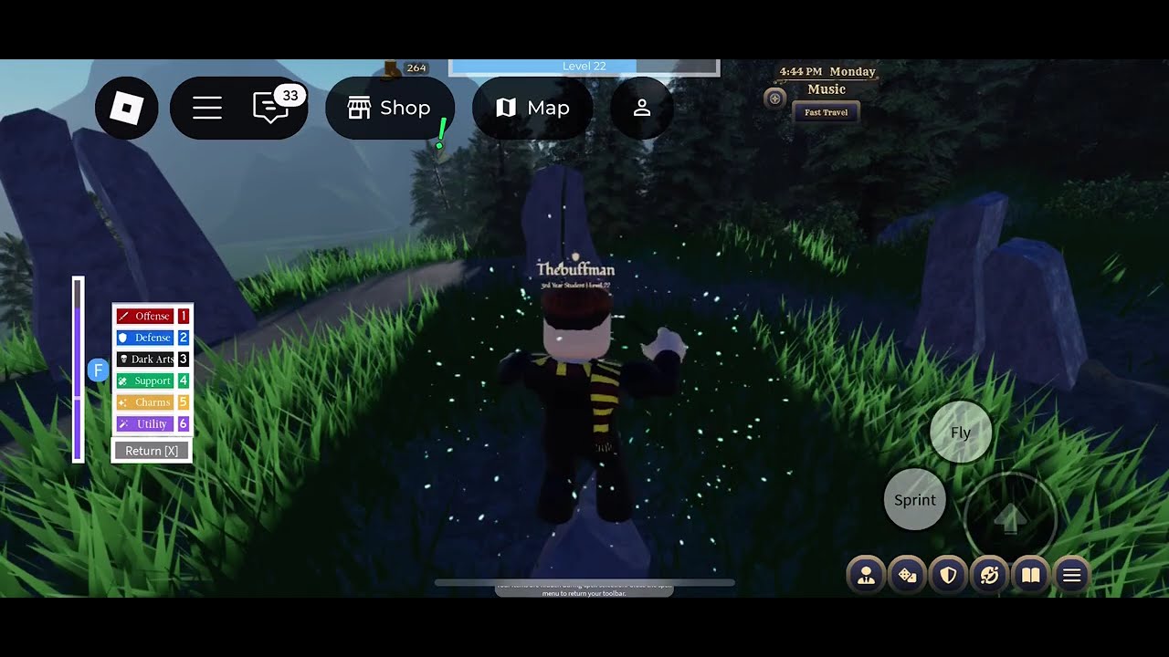 Going to Hagrid’s hut in world of sorcery Alpha (Roblox) - YouTube