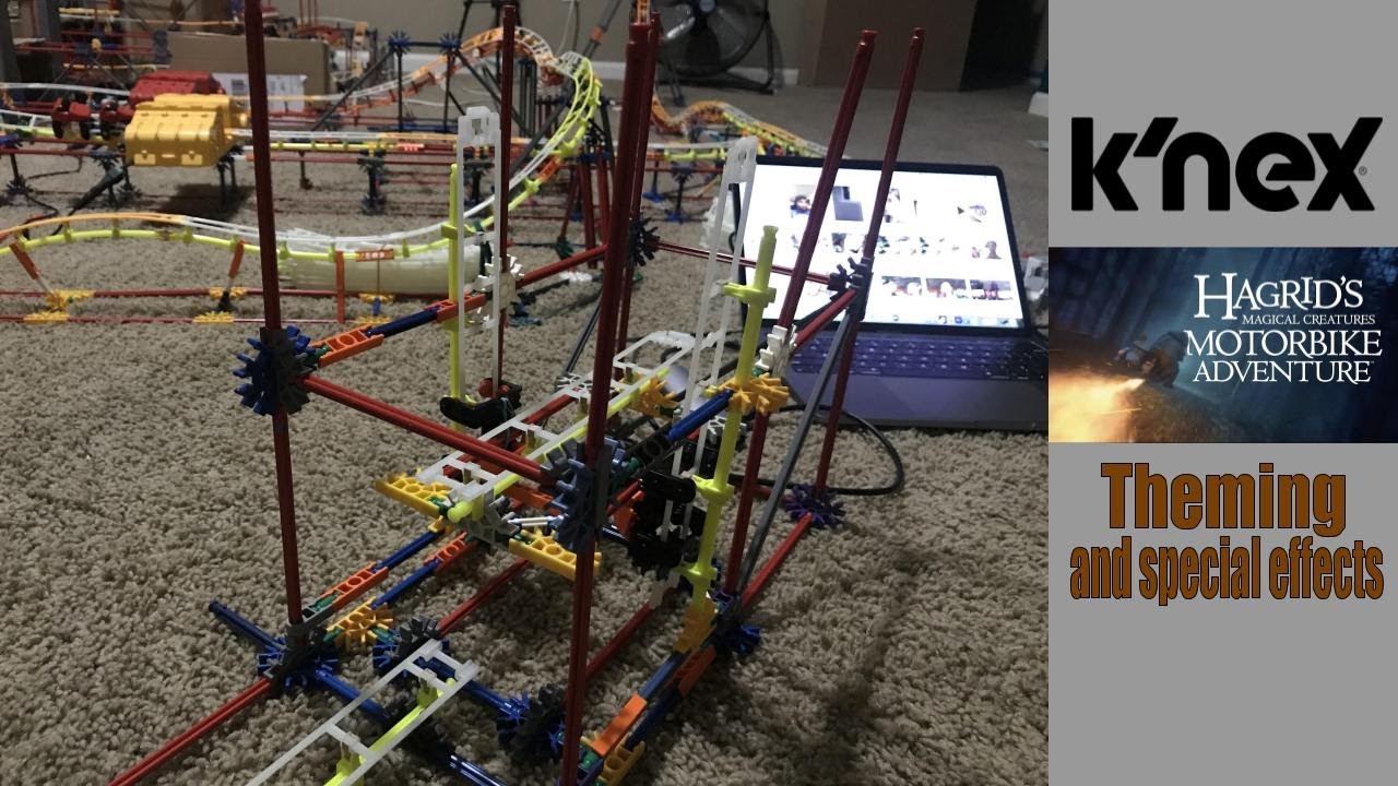 K'NEX Hagrid's Theming and Special Effects - YouTube