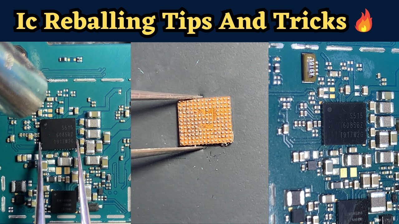 Pm Ic Reballing / Ic Reballing / Mobile Ic Reballing Tips And Tricks ...