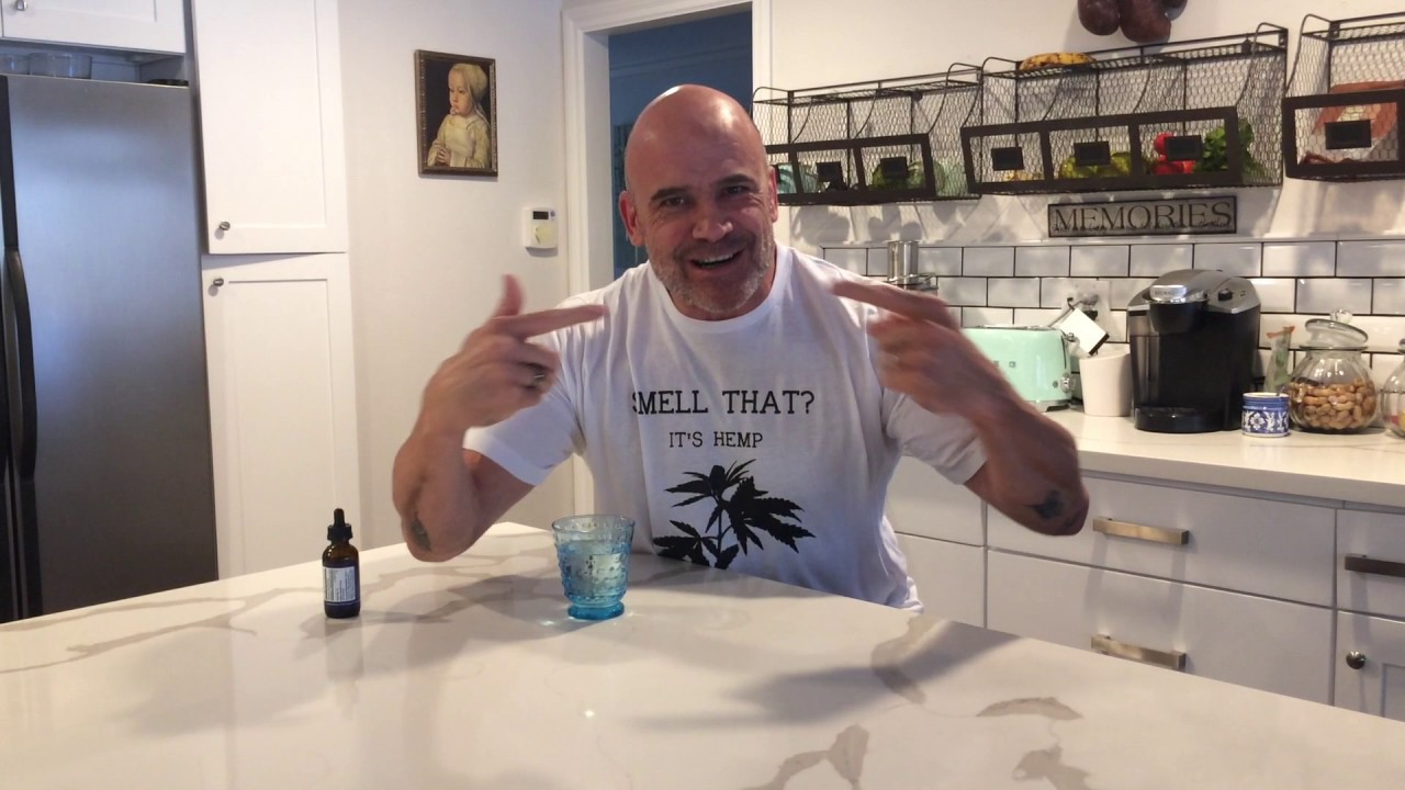 Bas Rutten Starts His Day With Receptra Hemp CBD Oil - YouTube