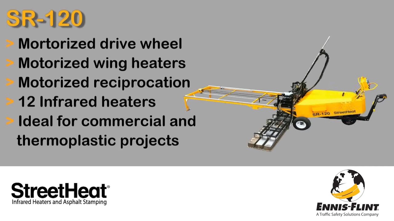StreetHeat® Infrared Heaters for Asphalt Stamping by Ennis-Flint - YouTube